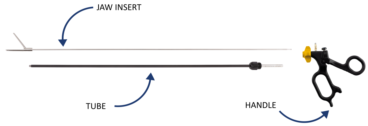 Jaw inserts, tubes and handles | ab medica sas